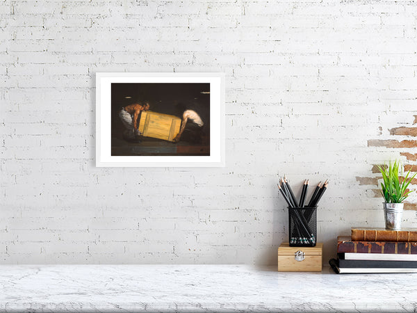Steve Huston Limited Edition Print | Moving The Crate - Steve Huston Art