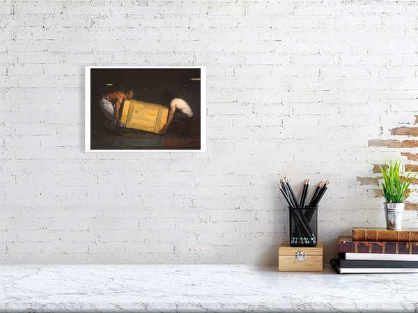 Steve Huston Limited Edition Print | Moving The Crate - Steve Huston Art